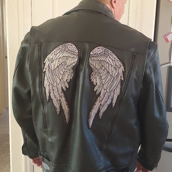 Angel Wings Patch Large Back Patch for Jacket - Etsy