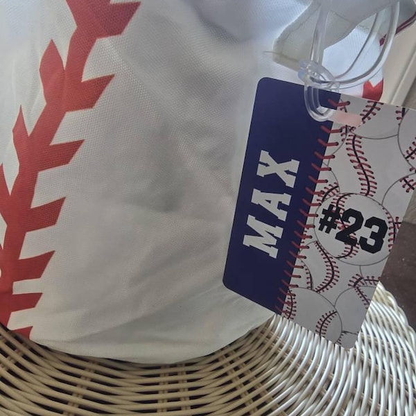 Drip Baseball Bag Tags, Baseball Name Tag, Equipment Bag Tag, Team ...