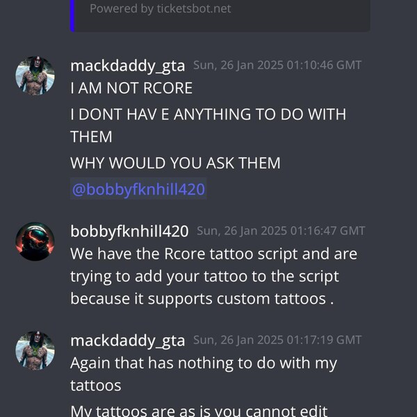 Male | Dallas | Tx | Texas | Color | Leg |tattoo | Fivem | GTA | Skin ...