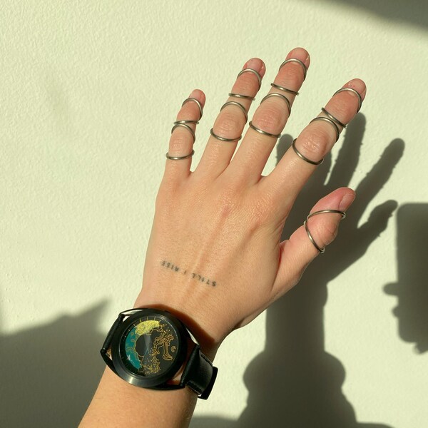 Lateral Deviation Pinky Finger Splint Ring, Arthritis Titanium, Brass ...