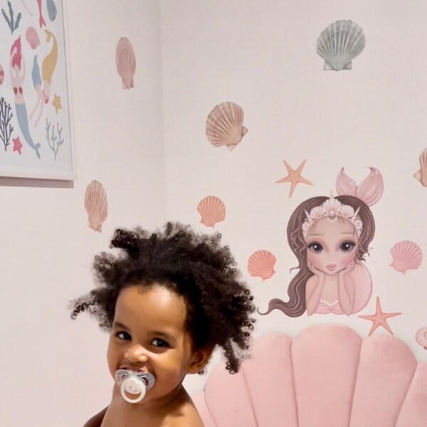 Shell Wall Decals, Boho Bedroom Decor, Boho Nursery, Fable and Fawn ...