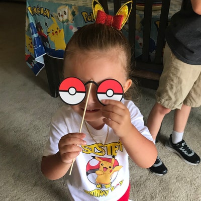 Pikachu Find Them All Game, Pika Anime Inspired Glitter Bow Headband ...