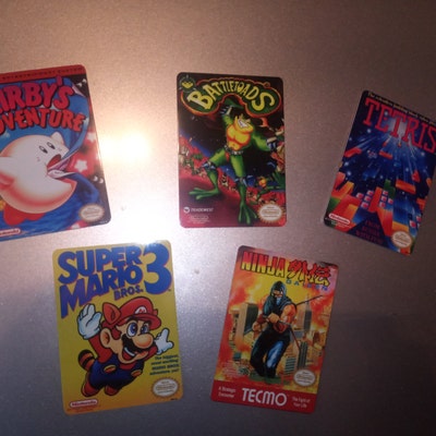 Tetris NES Box Cover Video Game Fridge Magnet 2.5x3.5 Metal Plate High ...