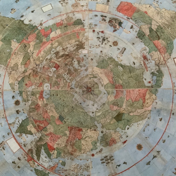 1587 Urbano Monte Map of the World - Etsy