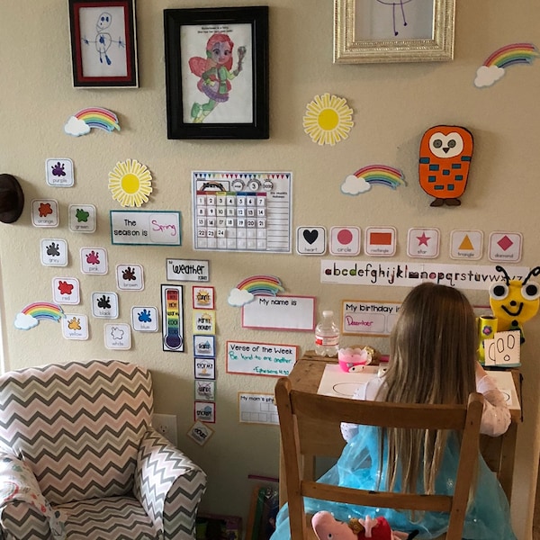 Perpetual Calendar, Circle Time Printable, Classroom Calendar ...
