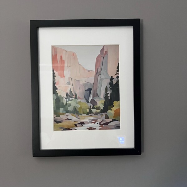 Neutral Abstract Landscape, Abstract Watercolor, Landscape Painting ...