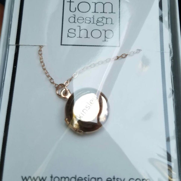 Children's Locket • Personalized Locket • Engraved Locket • Childs ...