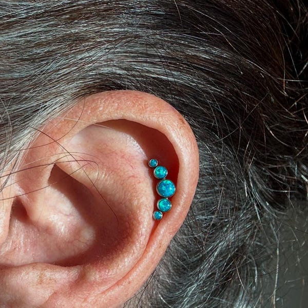 Titanium Helix Cluster With Flatback , Many Colors to Choose From ...