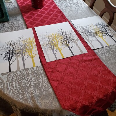 Tree Art Prints, Tree Wall Art, Set of 3 Prints, Winter Trees Wall Art ...