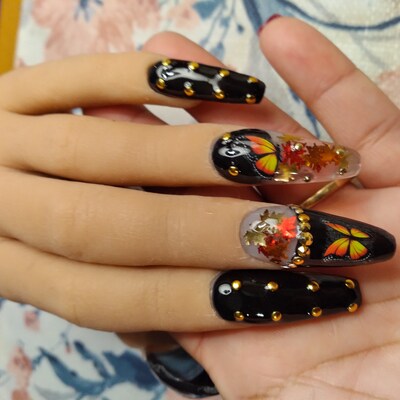 Autumn Leaves Glitter/fall Leaves Glitter/shape - Etsy