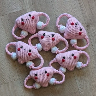 Anatomical Uterus Crochet Pattern PATTERN ONLY Instant - Etsy