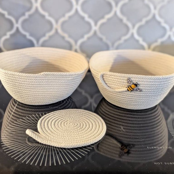 Boho Rainbow Mats, 2 Place Mats and a Hot Pad, Handmade Batik Fabric ...