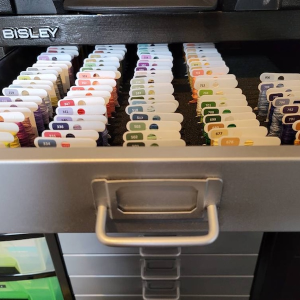 Color Bobbin Stickers or Labels for Cross Stitch, Embroidery, or ...