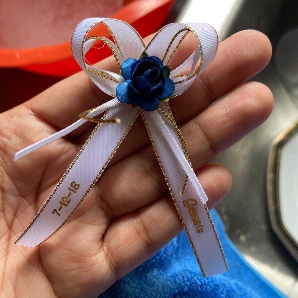 Set of 12 Sweet Fifteen Personalized Favor Ribbons, Custom Ribbon ...