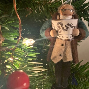 Christmas Carol Wooden Ornaments Charles Dickens' A | Etsy