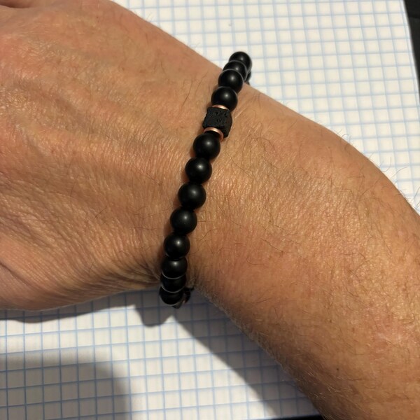 Mindfulness Gift Bracelet Man Tigers Eye Bracelet Crystal Bracelet ...