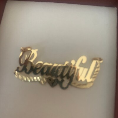 Customized Gold Name Plate - Etsy