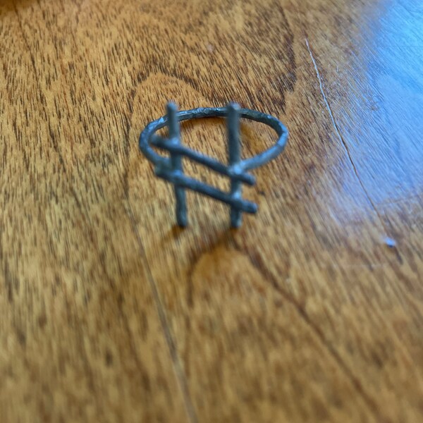 HAGALAZ Rune - Hagalaz Ring - Viking Rune Ring - Norse, Occult ...