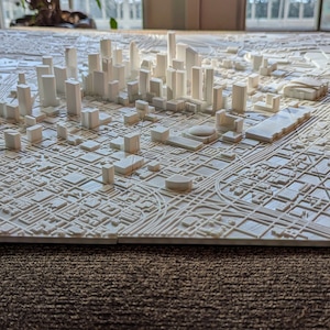 3D Hong Kong Digital Files 3D STL File Hong Kong 3D Map 3D City Art 3D ...