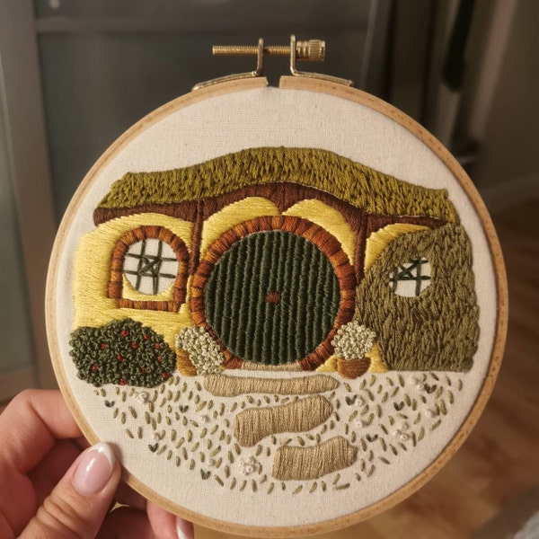 Embroidery Pattern - Hand Embroidery Pattern - Hobbit Embroidery ...