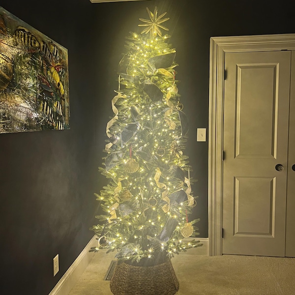 Nightmare Inspired Tree Topper - Large Christmas Tree Topper, Black ...