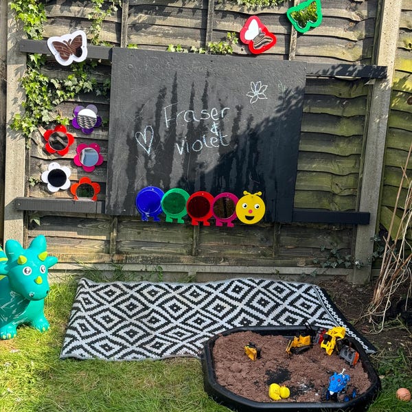Large Acrylic Flower Chalkboard for Garden Toys, Blackboard, Daisy ...