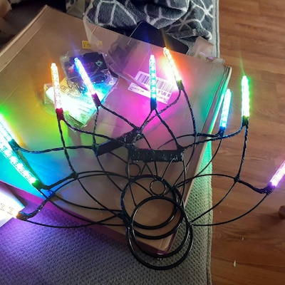 LED RGB Spinning Staff - Etsy