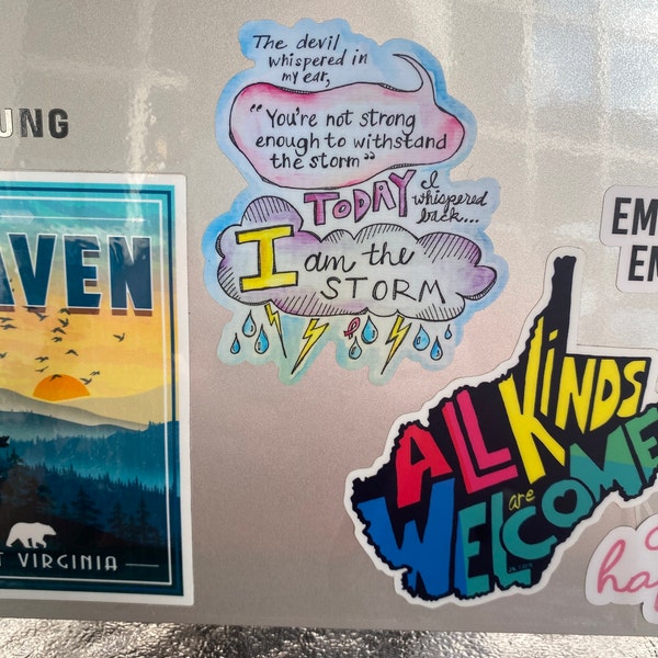 Cup of Ambition sticker - Etsy