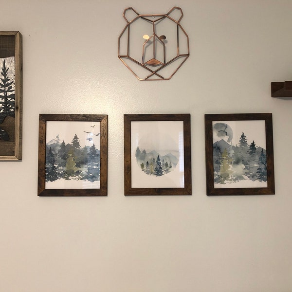 Forest Bedroom Decor, Forest Wall Art, Forest Home Decor, Forest Living ...