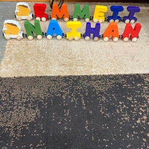 Build Your Own Train With Our Neutral Pink Train. Personalized Wooden ...