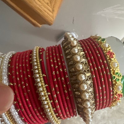 Pink Bridal Punjabi Choora Wedding Wear Chuda Set for Indian Wedding ...