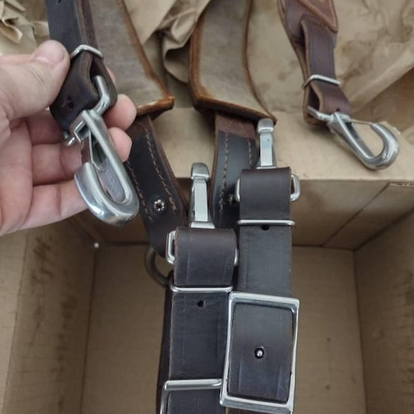 Leather (shoulder Pads Only) 2 Ply ( Stitched X Lined) Fits Our 1 ...