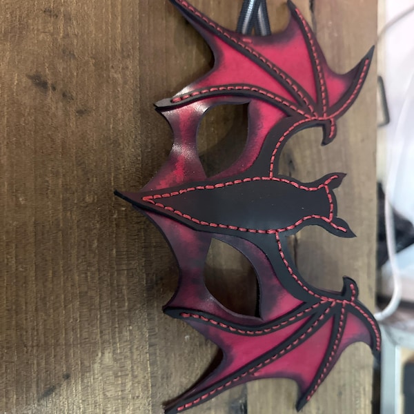Leather Bat Face Mask, Cosplay - Etsy
