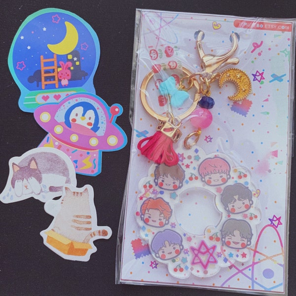 ASTRO Keychain / Key Ring / Astro Charm / Kpop Key Chain / Astro Kpop ...