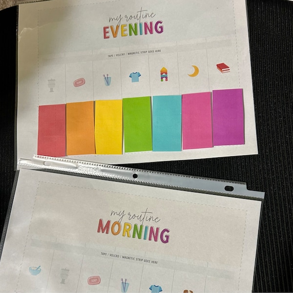 Ready for School Routine Chart for Kids, Morning Routine, Printable ...