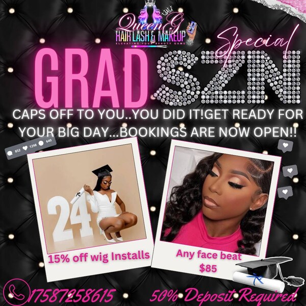Graduation Booking Flyer, Graduation Special Flyer, Graduation Deals ...
