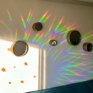 Gold Dripping Gem Crystal Suncatcher, Rainbow Maker, Graduation Gift - Etsy