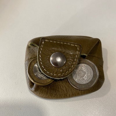 Tiny Leather Coin Purses, Mini Coin Purses, Coin Bags, Tiny Folding ...