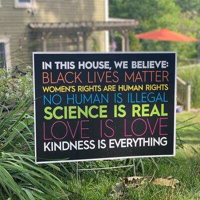 Kindness is Everything Yard Sign 23in X 17in Weather - Etsy