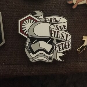 The Loyal Trooper First Order Stormtrooper Helmet 1.5'' Soft Enamel ...