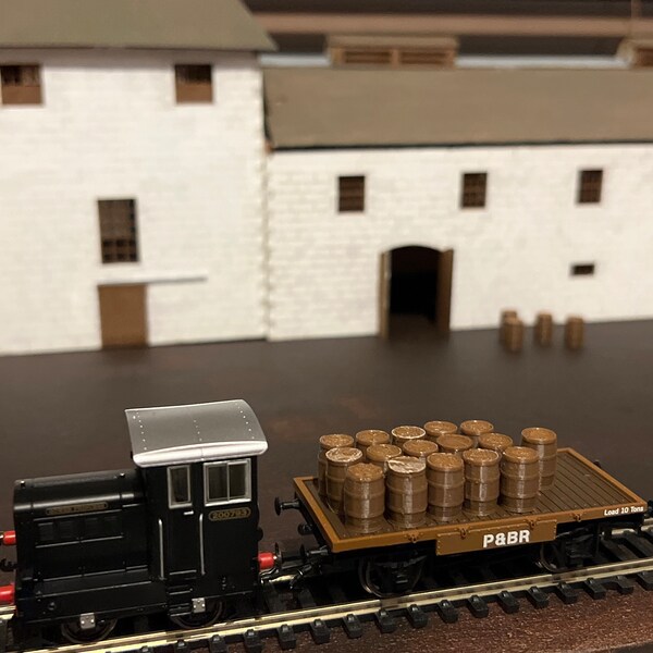 LX315-OO Ultra- Low Relief North Light Engine Shed / Wagon Works Side ...