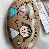 Encouragement Stones With Flowers, Set of 10 Affirmation Pocket Rocks ...