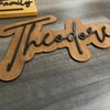Layered Name Sign Custom Wood Sign Family Name Sign Wood Cut Out Last ...
