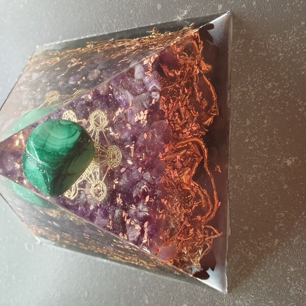 Large Orgonite Pyramid Mold-pyramid Silicone Mold-orgone Pyramid Mold ...