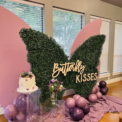 5ft Butterfly Digital Template to Build Backdrops for Party Decorations ...