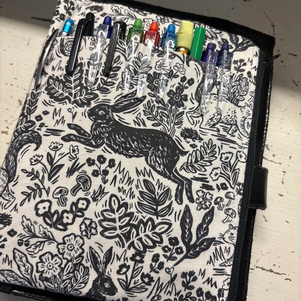 Hearts Planner Pouch//happy Planner Pen Holder//journal Pouch//planner ...