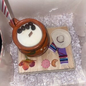 Soy Candle in Mexican Mug, Mini Mug Candles, Reusable Jarrito, Mexican ...