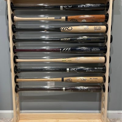 9bat Wood Baseball Bat Display Rack Premium Pine Wood - Etsy