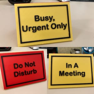 Ultimate Focusmaster Desk Sign: the Traffic Light for Your Productivity ...