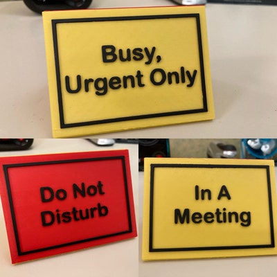 Ultimate Focusmaster Desk Sign: the Traffic Light for Your Productivity ...